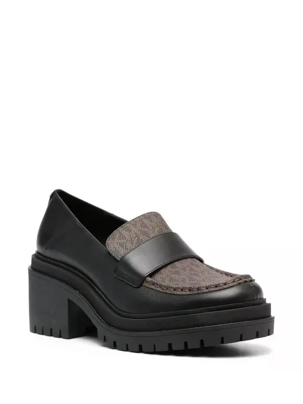 Michael Kors Rocco Logo-embossed Lug Sole Loafers