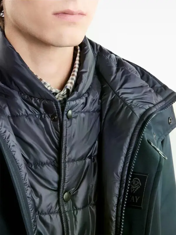 FAY Double-front Caban Jacket - Blue