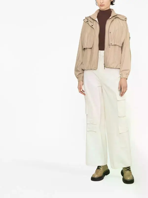 Brunello Cucinelli Layered Hooded Jacket