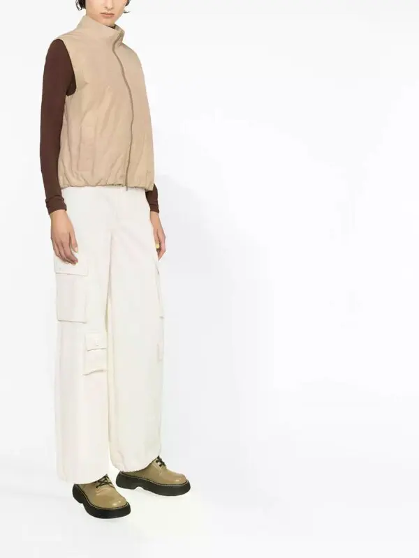 Brunello Cucinelli Layered Hooded Jacket