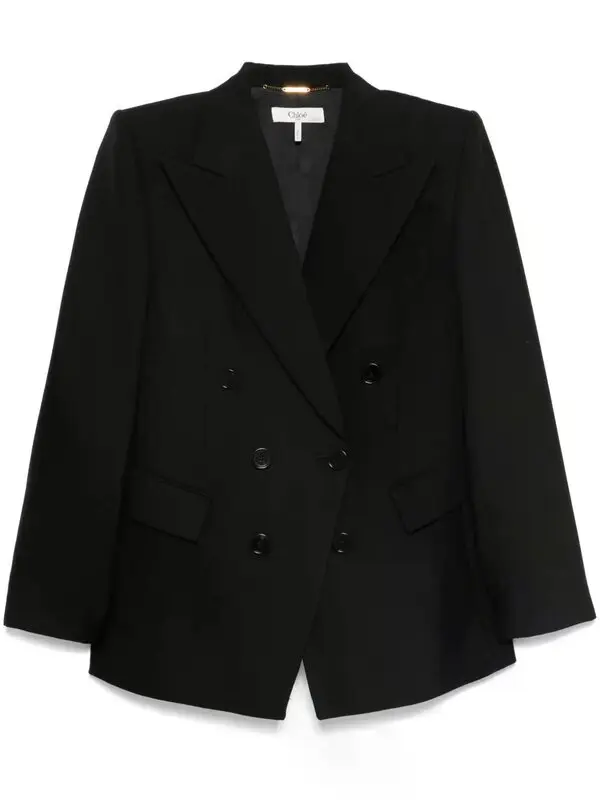 Chloé Wool Double-breasted Blazer