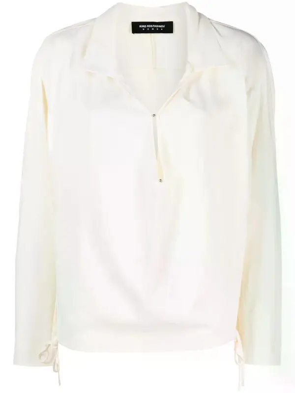 KIKO KOSTADINOV Pointed-flat Collar Blouse - Neutrals