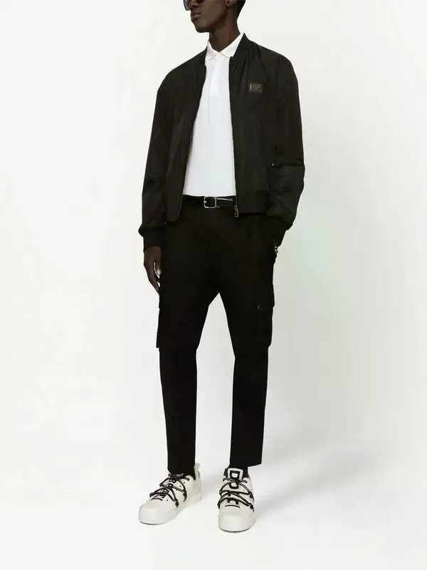 Dolce & Gabbana Logo-tag Track Jacket - Black