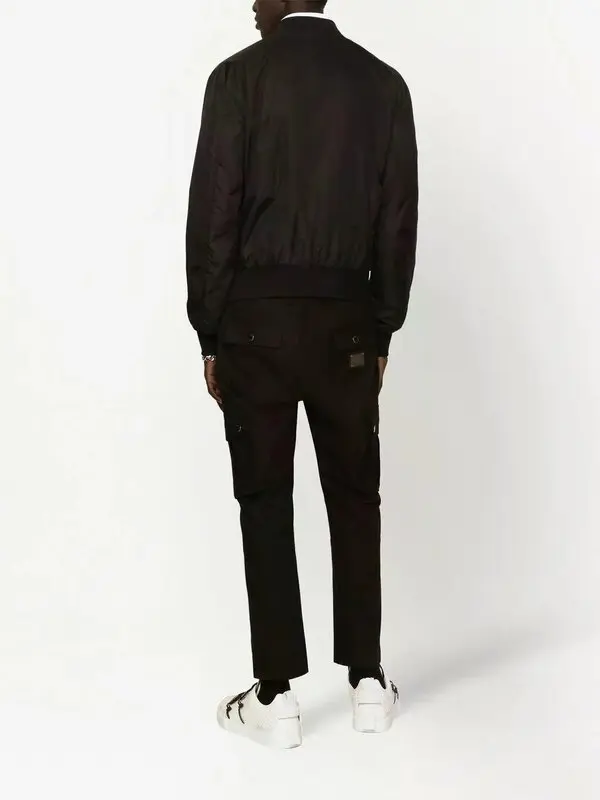 Dolce & Gabbana Logo-tag Track Jacket - Black