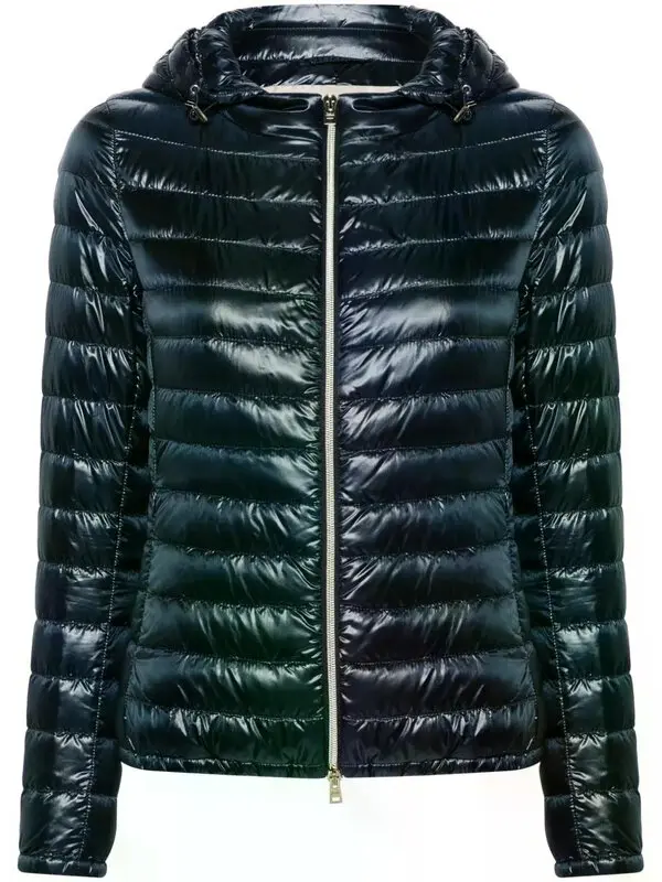 Herno Angela Quilted Puffer Jacket - Blue