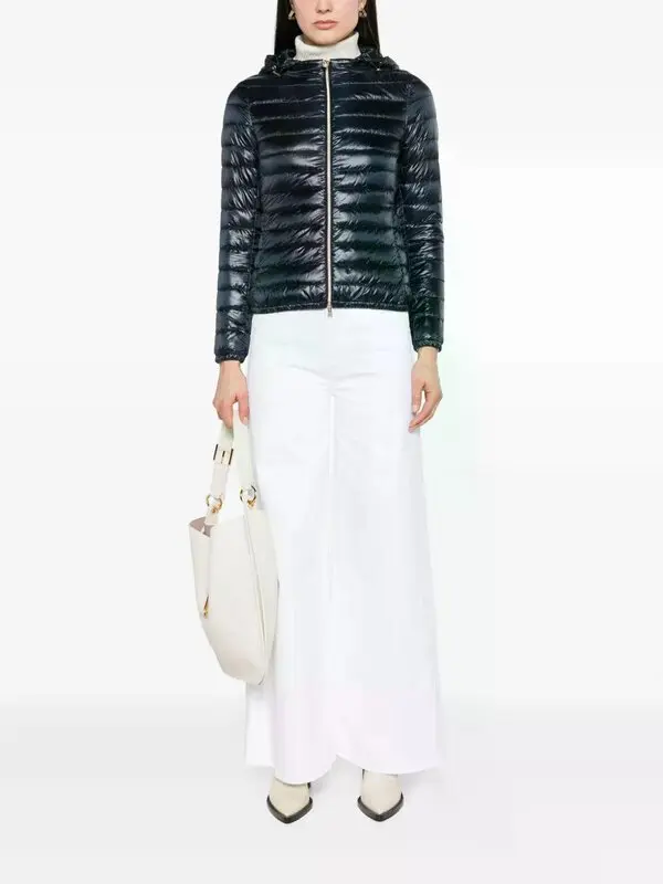 Herno Angela Quilted Puffer Jacket - Blue