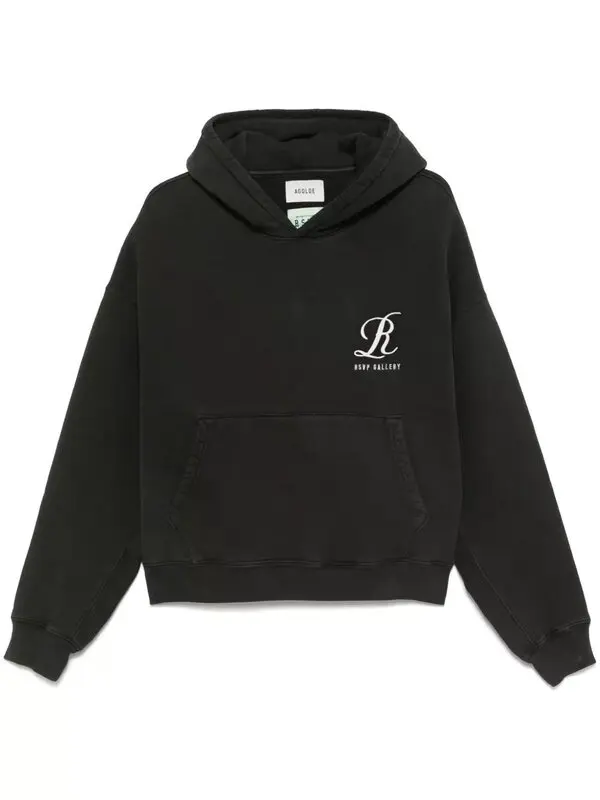 AGOLDE Logo-embroidered Hoodie