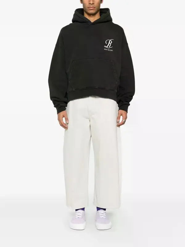 AGOLDE Logo-embroidered Hoodie