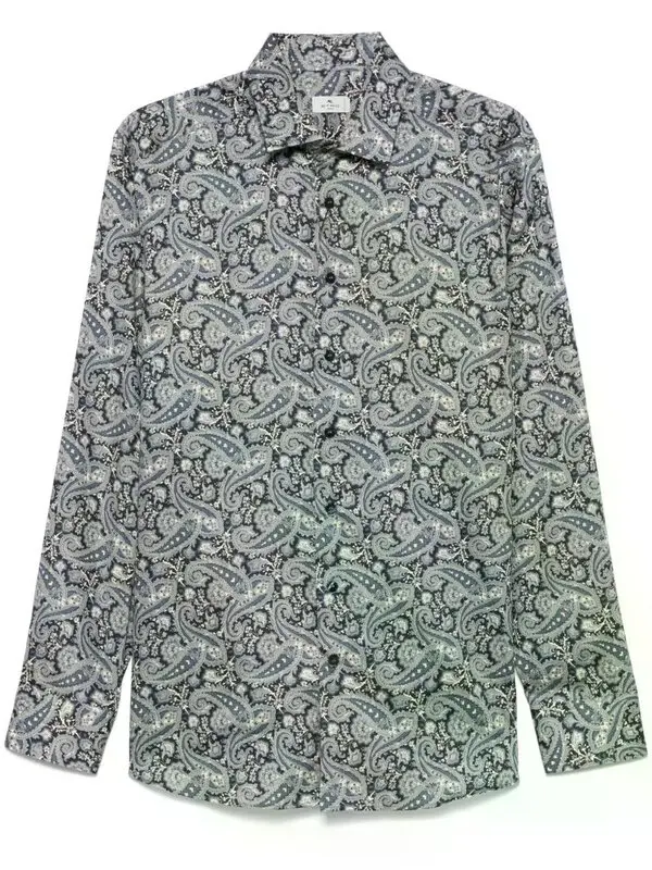 Etro Paisley-print Shirt - Blue