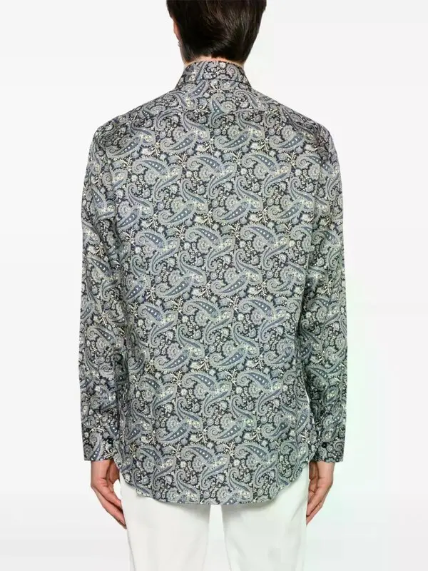 Etro Paisley-print Shirt - Blue