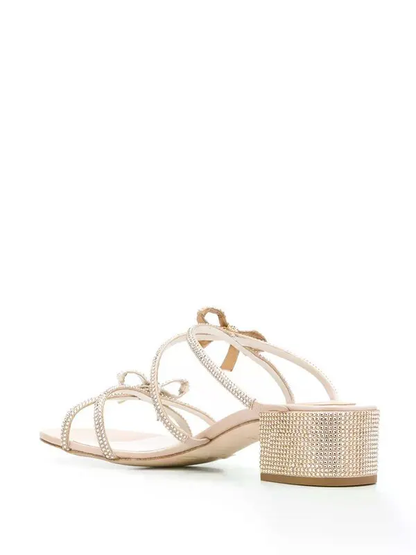 Rene Caovilla Embellished Straps Sandals