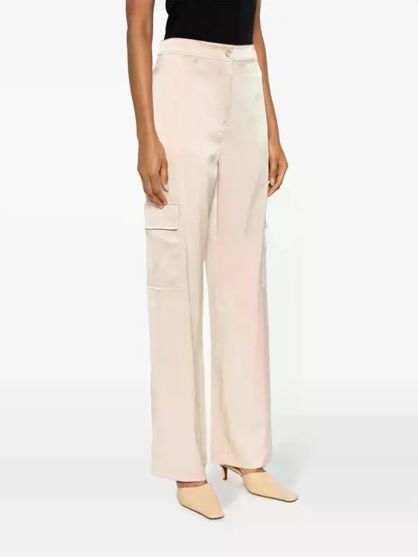 Michael Kors Straight-leg Satin-finish Trousers