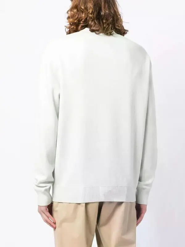 Maison Kitsuné Fox Round-neck Cotton Jumper