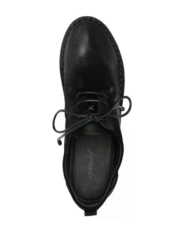 Marsèll Sancrispa Alta Suede Derby Shoes - Black