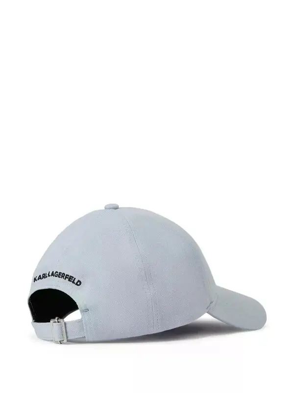 Karl Lagerfeld Ikon Patch Cap - Blue