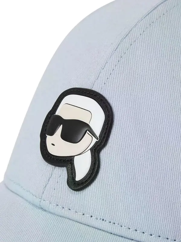 Karl Lagerfeld Ikon Patch Cap - Blue