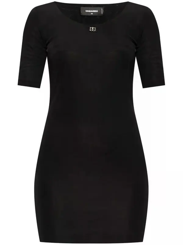 Dsquared2 Logo-plaque Mini Dress