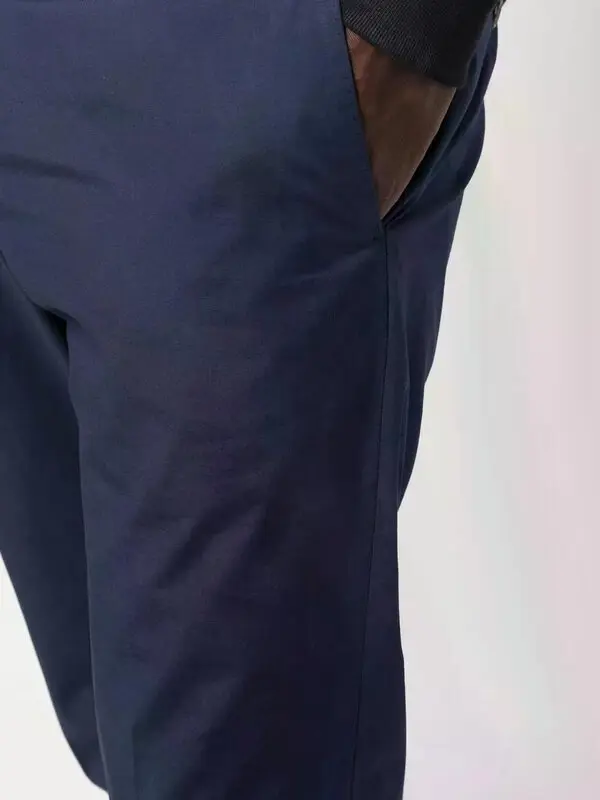PT TORINO Straight-leg Tailored Trousers - Blue