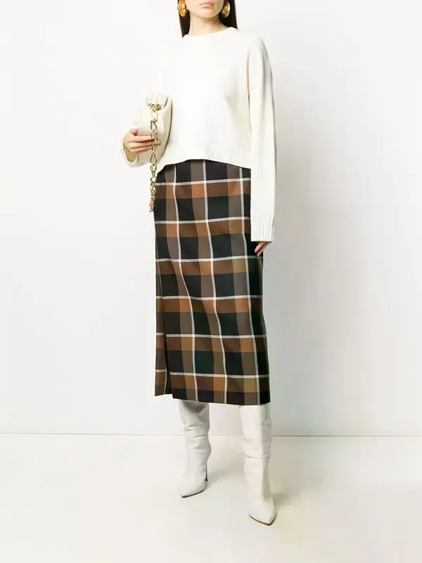 Loulou De Saison Cropped Knit Jumper - Neutrals