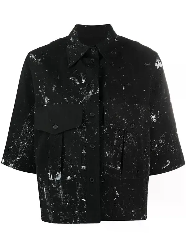 SONG FOR THE MUTE Paint Splatter Shirt