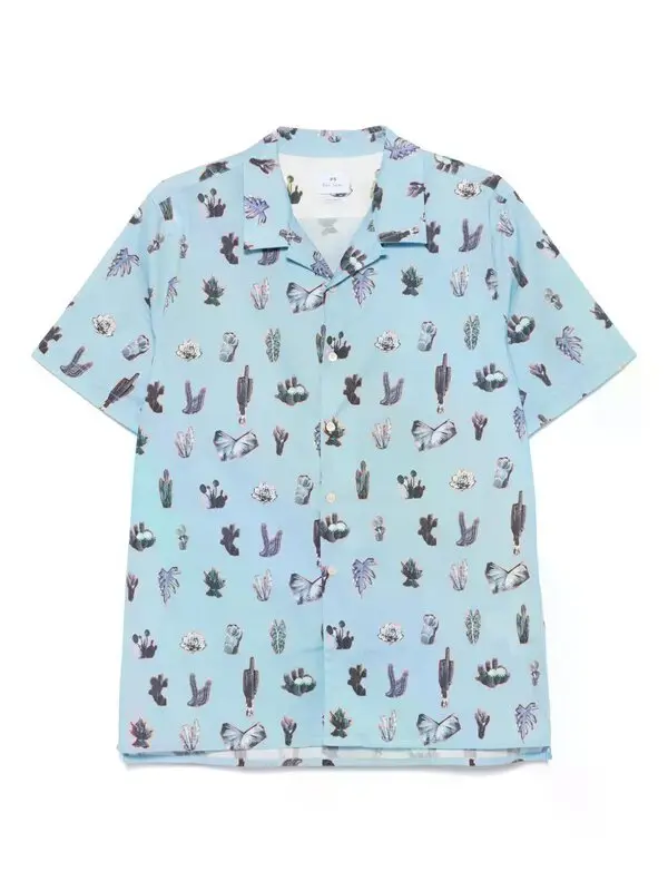 Paul Smith Cotton Shirt - Blue