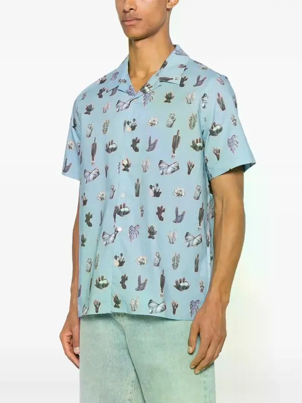 Paul Smith Cotton Shirt - Blue
