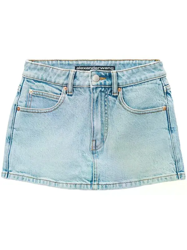 Alexander Wang Mid-rise Denim Skort