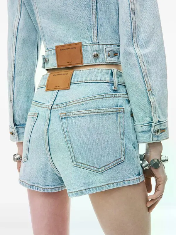 Alexander Wang Mid-rise Denim Skort