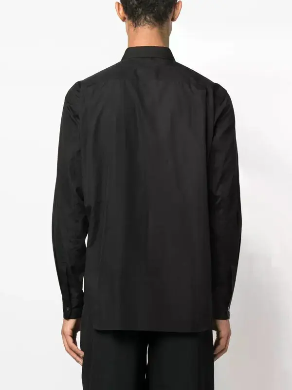 Comme Des Garçons Patch-pocket Cotton Shirt