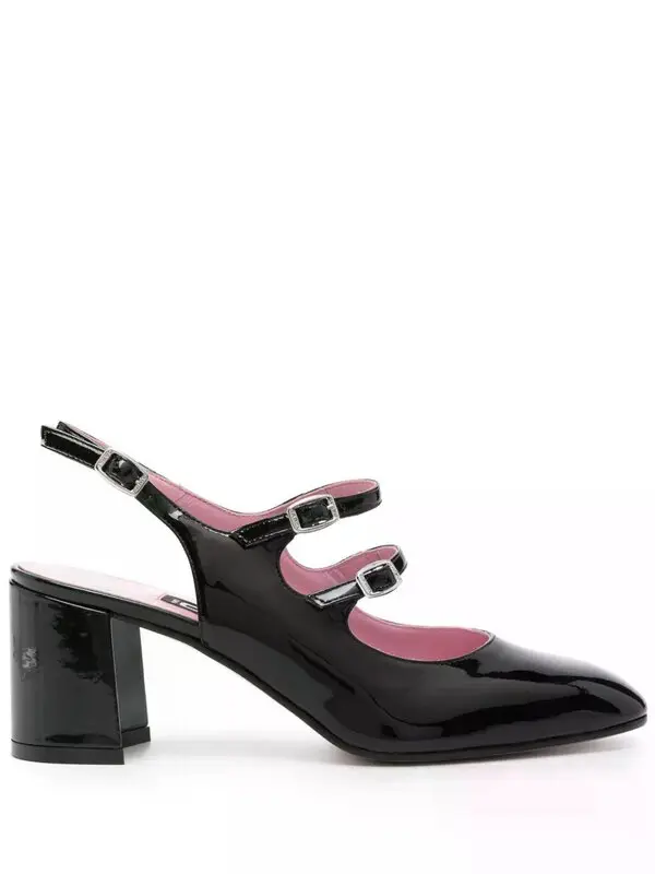 CAREL 70mm Patent-leather Pumps - Black