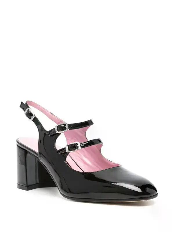 CAREL 70mm Patent-leather Pumps - Black
