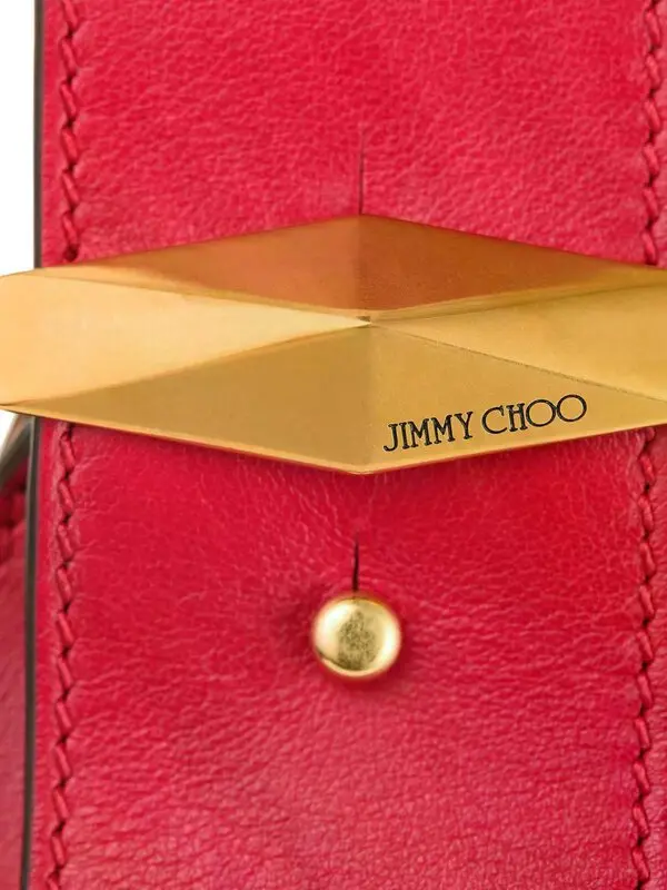 JIMMY CHOO Diamond Small Shoulder Bag - Red