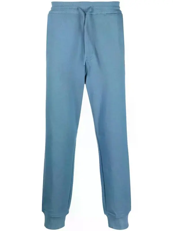 Y3 Organic-cotton Track Pants - Blue