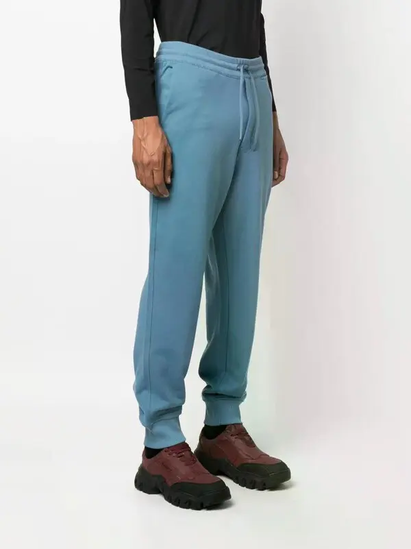 Y3 Organic-cotton Track Pants - Blue