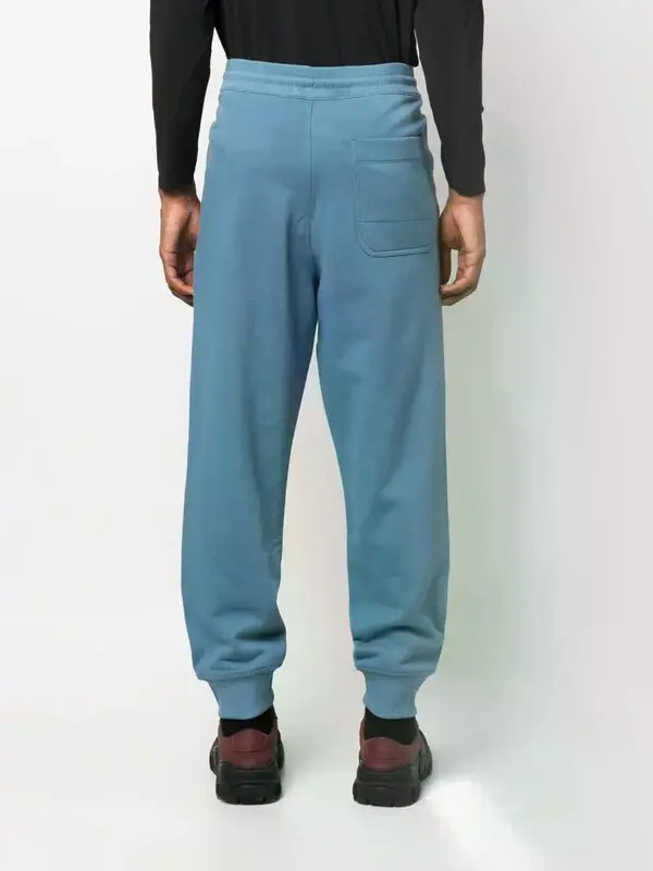 Y3 Organic-cotton Track Pants - Blue