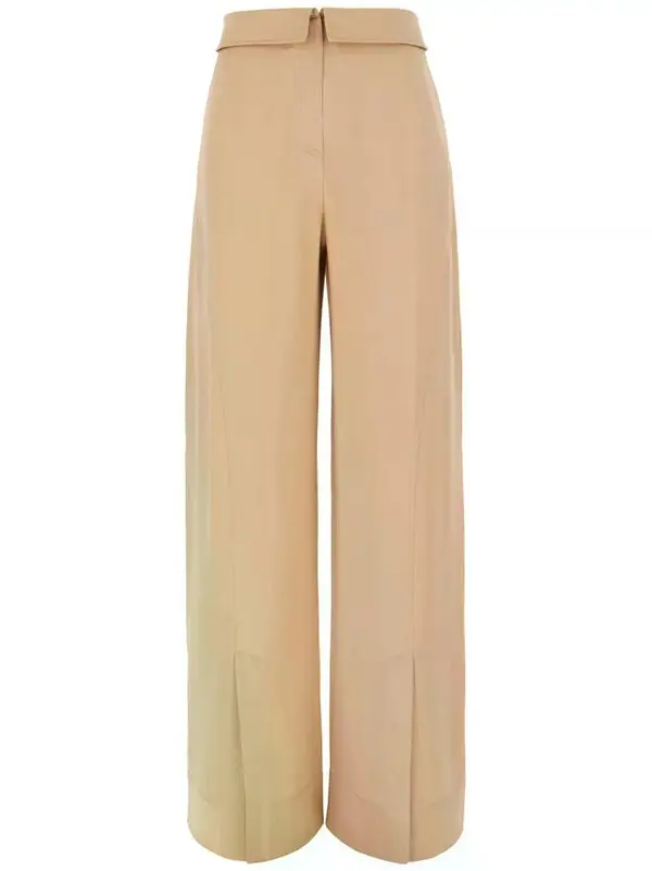 Alberta Ferretti Concealed-fastening Palazzo Trousers