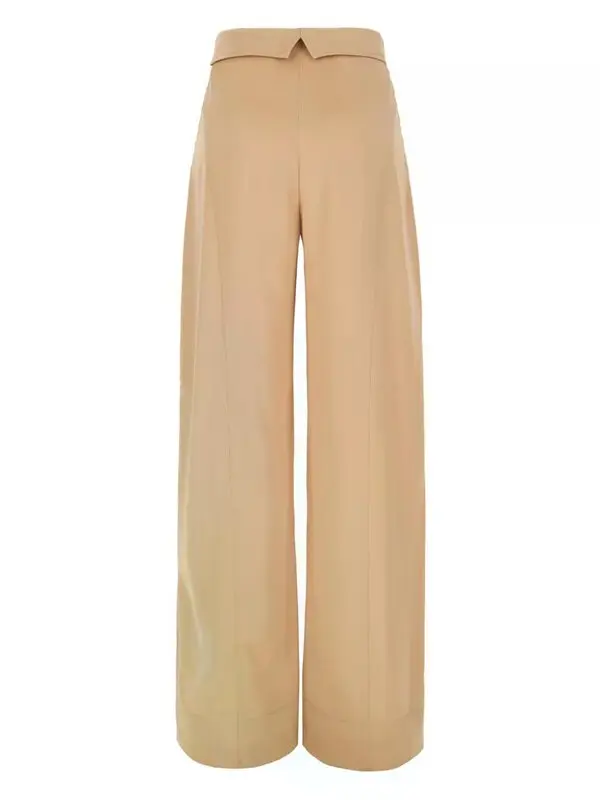Alberta Ferretti Concealed-fastening Palazzo Trousers