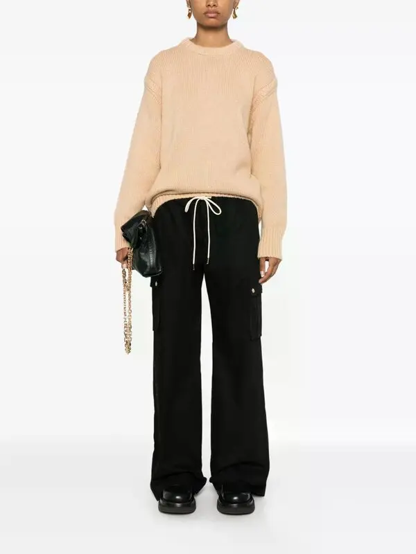 Chloé Crew-neck Cotton-cashmere Sweater