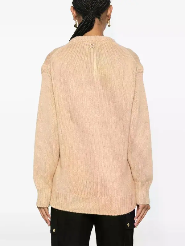 Chloé Crew-neck Cotton-cashmere Sweater
