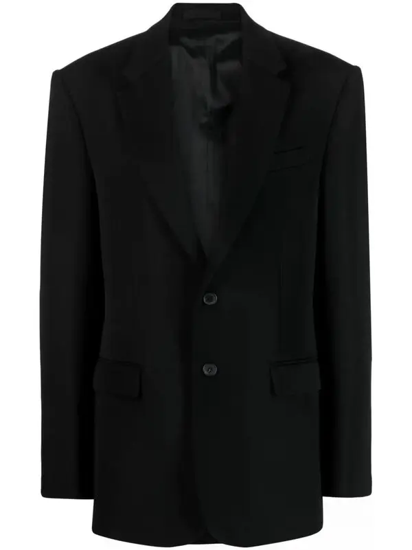 Wardrobe.NYC Relaxed-fit Single-breasted Blazer