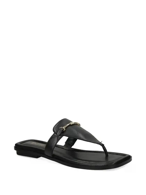 Michael Kors Lena Thong Sandals - Black