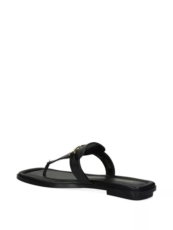 Michael Kors Lena Thong Sandals - Black