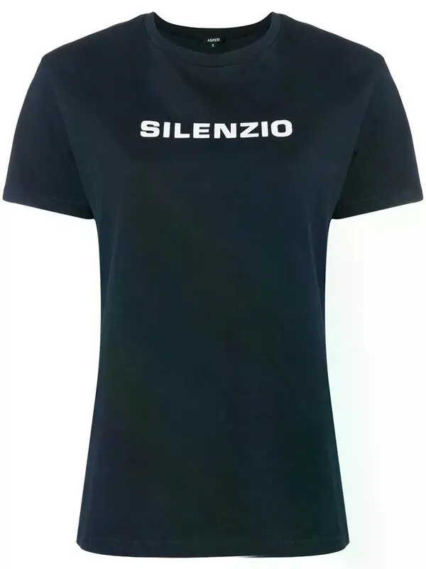 Aspesi Silenzio Print T-shirt