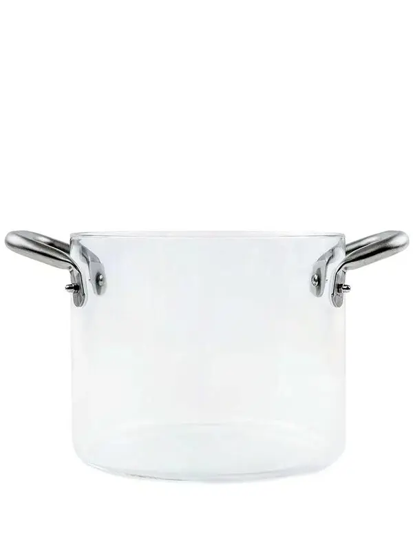 KNINDUSTRIE Transparent Glass Pot - Neutrals
