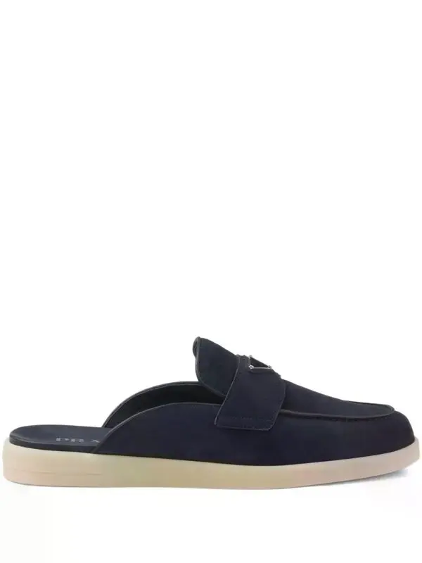 Prada Suede Slip-on Mules