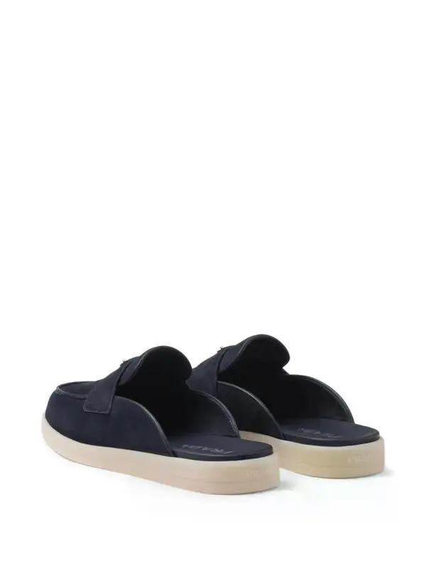 Prada Suede Slip-on Mules