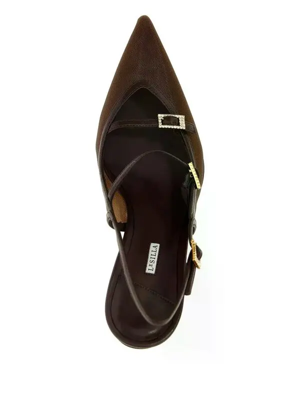 LE SILLA Morgana Slingback Pumps - Brown