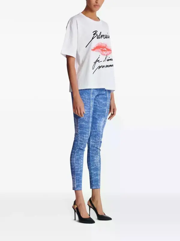 Balmain Kiss-print T-shirt