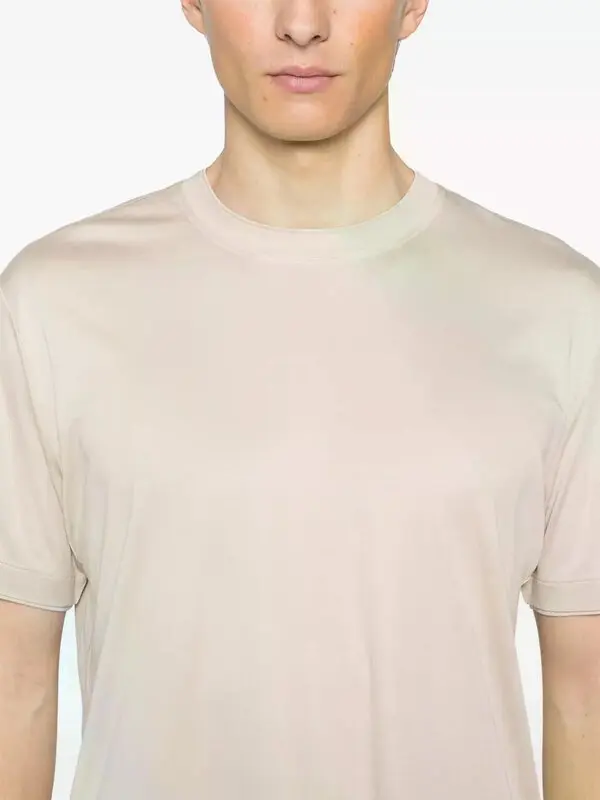 Eleventy Layer-detailed T-shirt - Neutrals