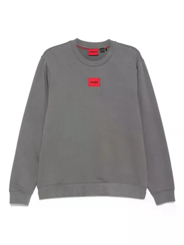 Hugo Logo-patch Sweater - Grey